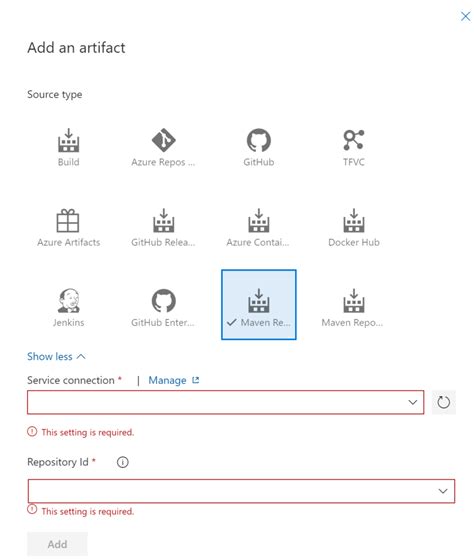 nexus repository azure devops release pipeline stack overflow