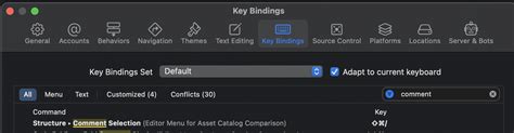 is there a shortcut to make a block comment in xcode stack overflow