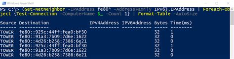 powershell mac address table mainsix