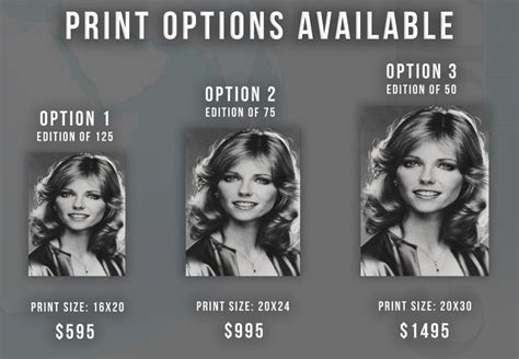 Unknown Cheryl Tiegs Supermodel Up Close Fine Art Print For Sale At