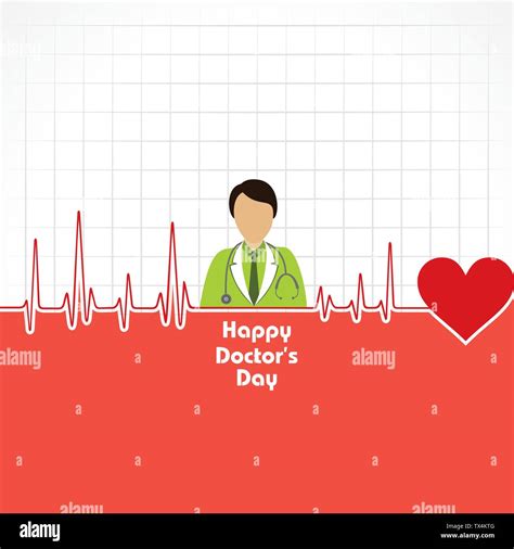 Illustration Of Happy Doctors Day 1 July Stock Vector Stock Vector