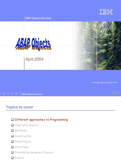 oops abap class computer programming inheritance
