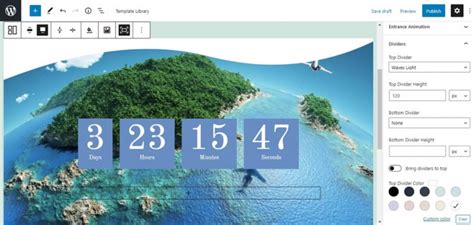 wordpress countdown timer with elementor and gutenberg