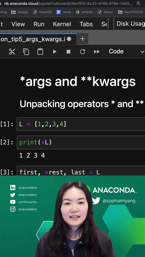 anaconda on twitter have you used args and kwargs in python