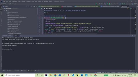 git unable to run shell script in intellij idea stack overflow