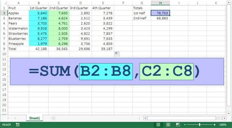 excel dan rumus microsoft excel rumus sum di excel tidak berfungsi