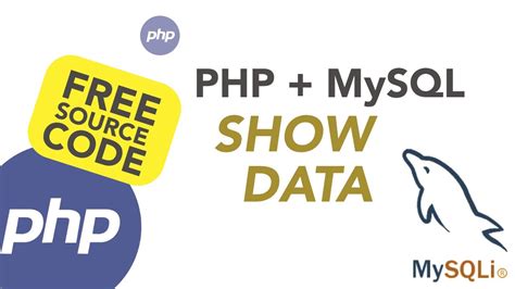 belajar menampilkan data dengan php dan mysql youtube