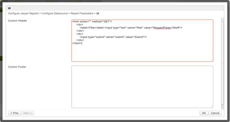 create a html form and pass form value as parameter to