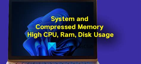 fix system and compressed memory high cpu ram disk usage