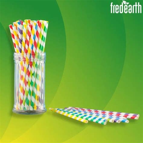 Disposable Paper Straw Eco Friendly Biodegradable Paper Straw 6mm