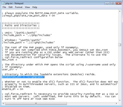 configure sql php extension