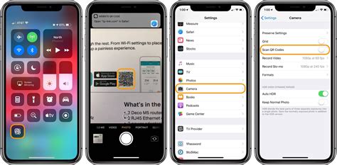 scanning qr codes on an ios device