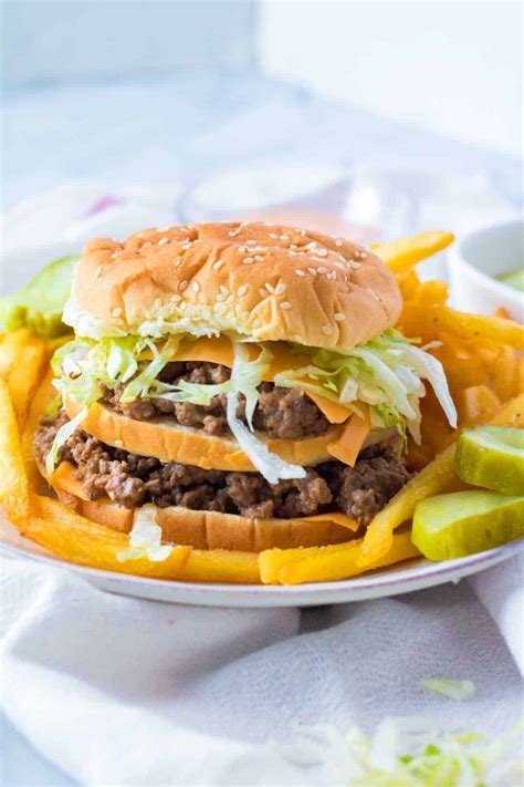 Big Mac Sloppy Joes Simply Stacie