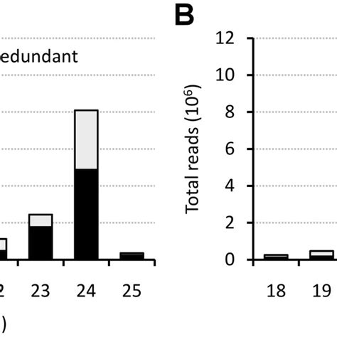 Length Distribution And Diversity Of Total Number Of Small Rna Reads Of