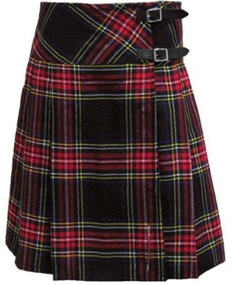 Ladies Knee Length Kilted Skirt 56 Sz Scottish Billie Kilt Mod Skirt