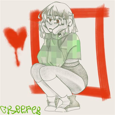I Drew The Minecraft Creeper D Minecraft Amino