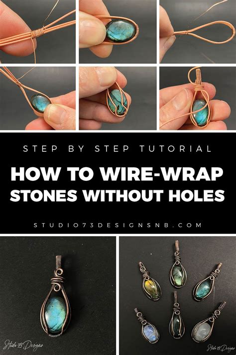 How To Wire Wrap Stones Without Holes Wire Wrapping Tutorial For