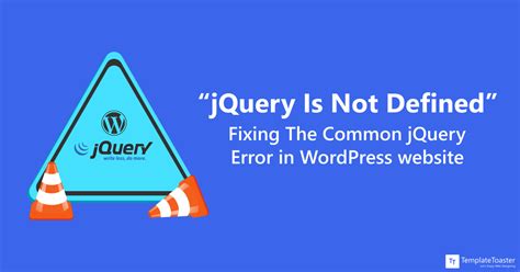 jquery is not defined” fixing the common jquery error in