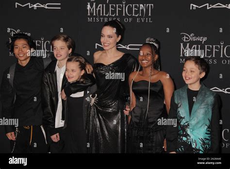 Los Angeles Usa 30th Sep 2019 Pax Thien Jolie Pitt Shiloh Nouvel