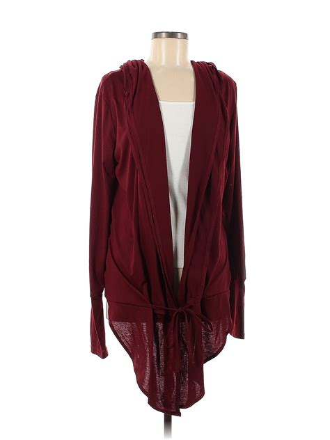 Misslook Solid Burgundy Cardigan Size M 79 Off Thredup