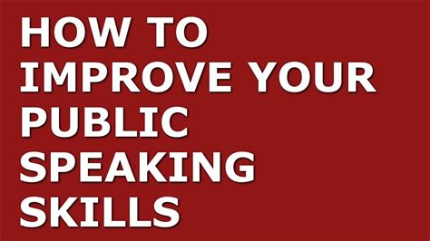 How To Improve Your Public Speaking Skills Top 10 Public Speaking