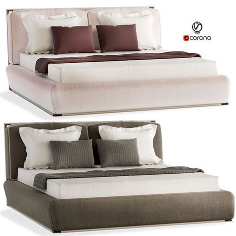Adam Double Bed By Giorgetti Set 13 3d Model Cgtrader