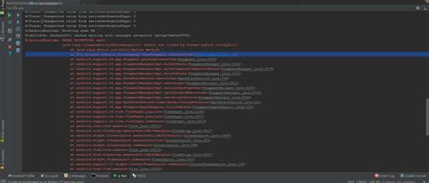 eclipse android recycleview app crash stack overflow