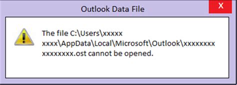 fix outlook ost file cannot be opened in windows sfware blog