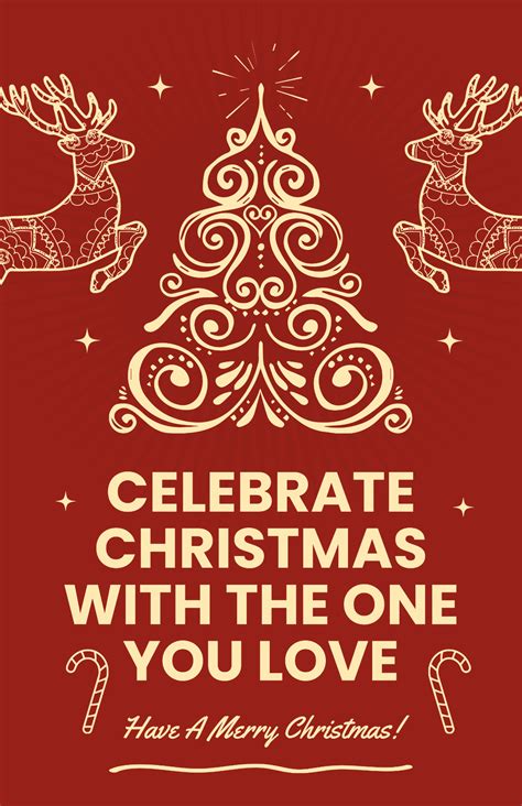 Free Christmas Poster Templates And Examples Edit Online And Download