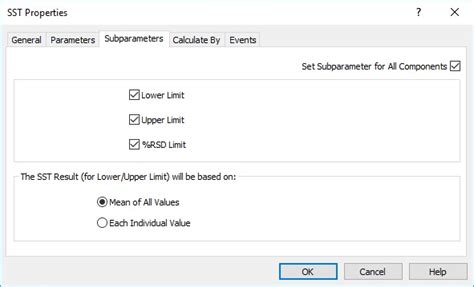 sst system suitability test extension dataapex