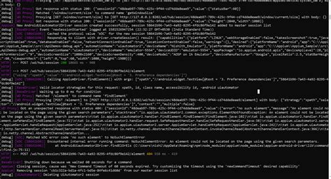selenium first test is only running as expected in appium stack