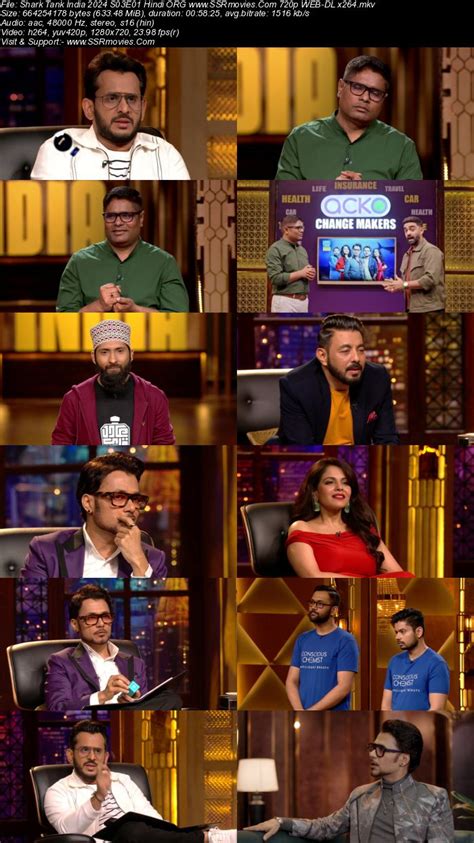 Shark Tank India 2024 S03 Hindi Org 720p 480p Web Dl X264 Ep 21 22