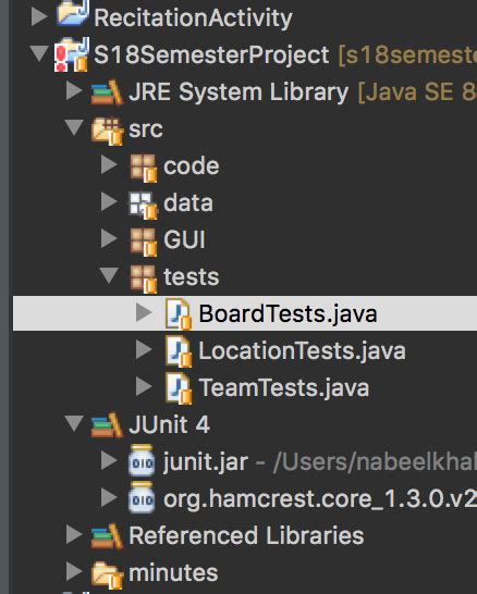 java classnotfoundexception when running a junit test