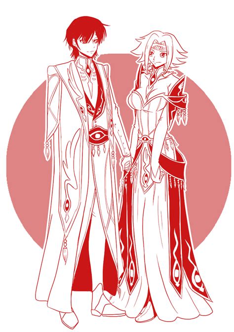 1 Code Geass Emperor Lelouch And Empress Kallen By Mattwilson83 On