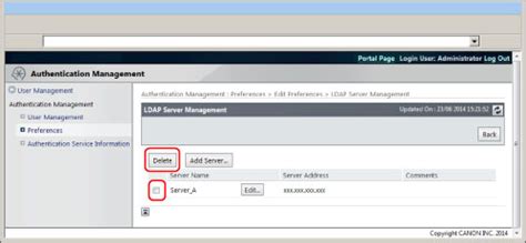 how to configure a printer to use an ldap server lemp