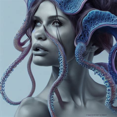 A Woman With Tentacles For Hair R Starryai