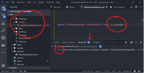 how to ignore could not find a declaration error in vs code and