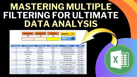 mastering multiple filtering for ultimate data analysis youtube