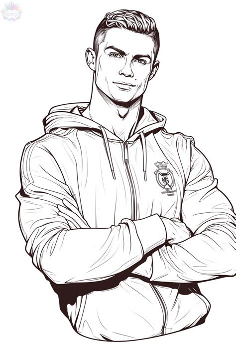Cristiano Ronaldo Para Colorir De 30 Desenhos Para Imprimir