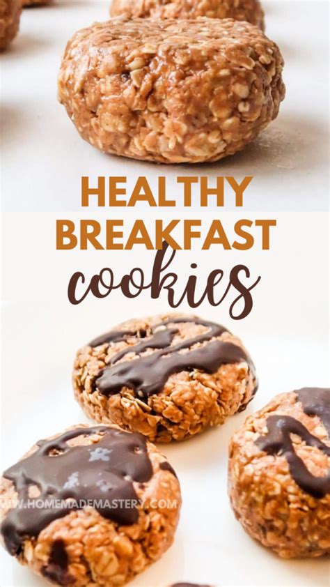 Homemade Healthy No Bake Breakfast Cookies Nutrition Line