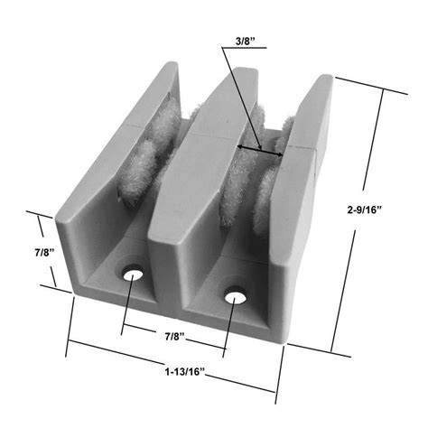 Shower Door Guide For Frameless Sliding Glass Shower Doors Up To 5 16