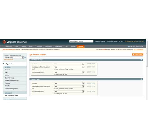 magento infinite scroll ajax load more lazy load all products by