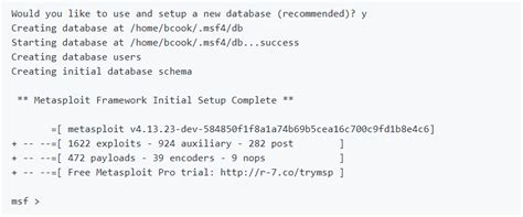 centos 7 metasploit安装及配置数据库 postgresql 10 for metasploit