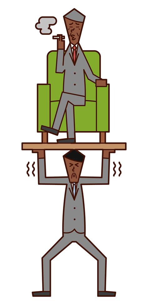 縁の下の力持ち（男性）のイラスト フリーイラスト素材集 Kukukeke
