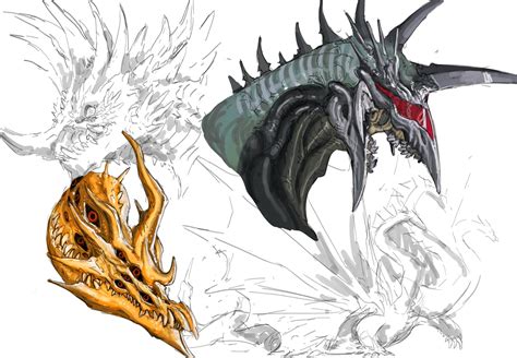 327773 Safe Artist 202vincent Fictional Species Kaiju Godzilla