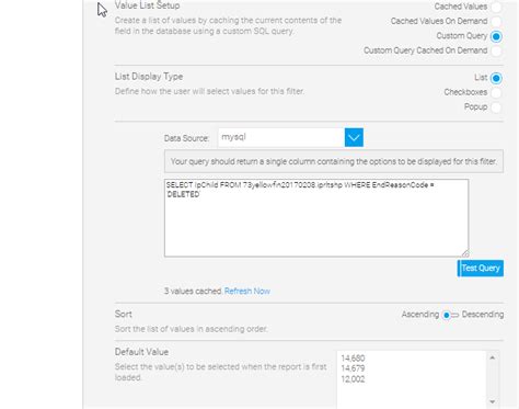 how to add subquery in where clause in report community