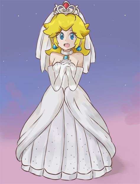 Peach And Mario Wedding