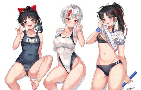 Moroha Higurashi Towa And Setsuna Inuyasha And 1 More Drawn By