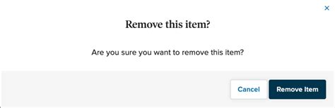 how do we remove an item from our registry zola