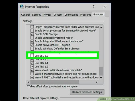 3 ways to enable ssl 3 0 wikihow